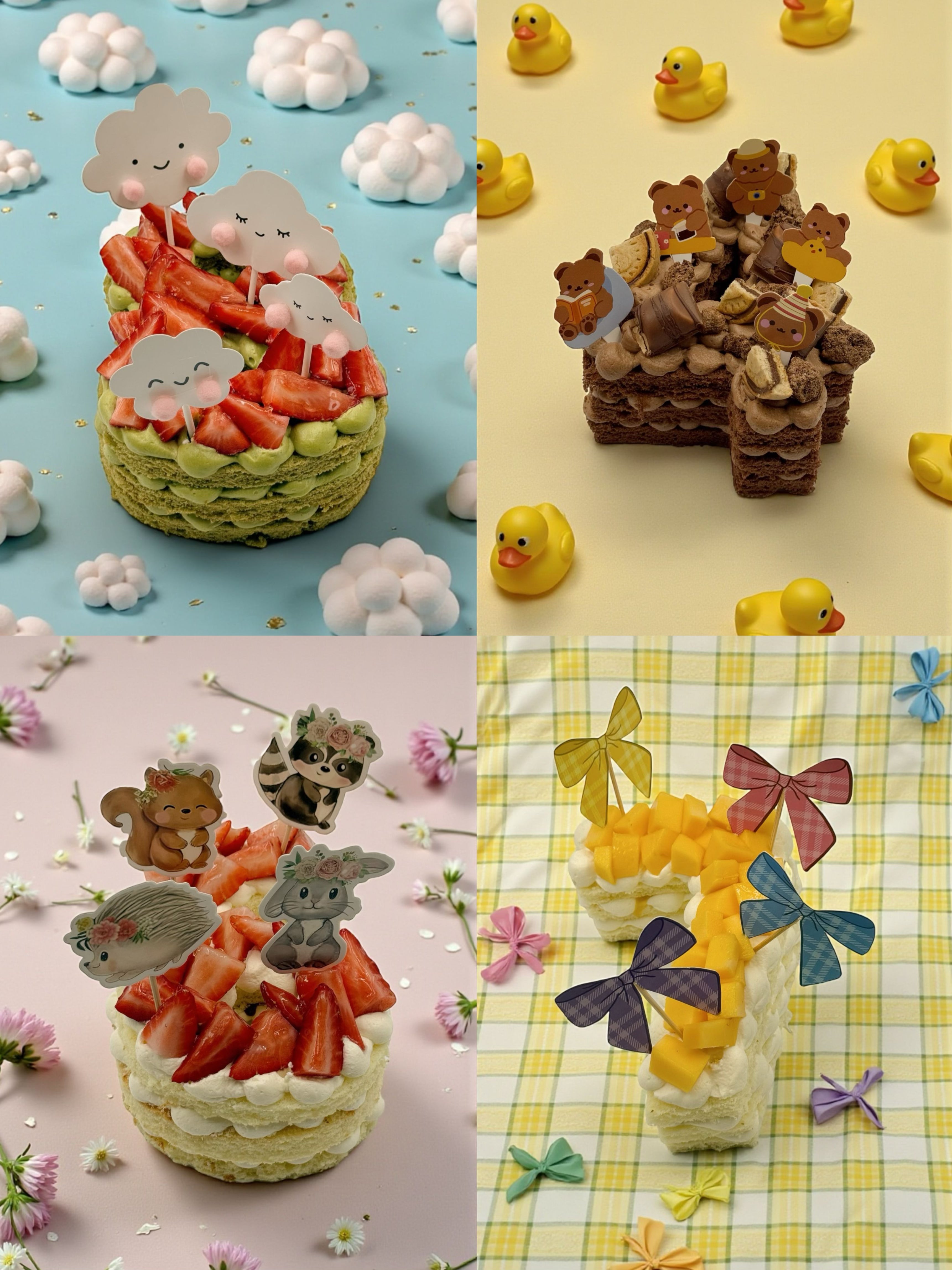 Kids Number Cake – Gentle Sloth Cake