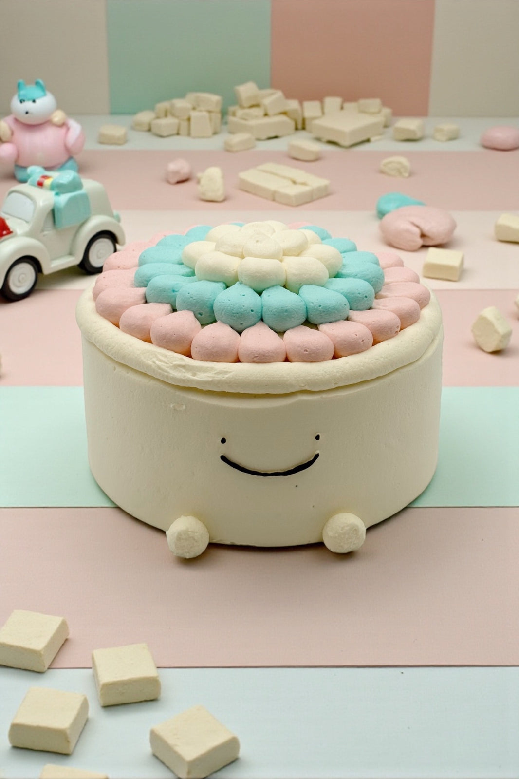 6 inch, 8 inch & 10 inch baby face cakes 아기 얼굴케이크 – Gentle Sloth Cake