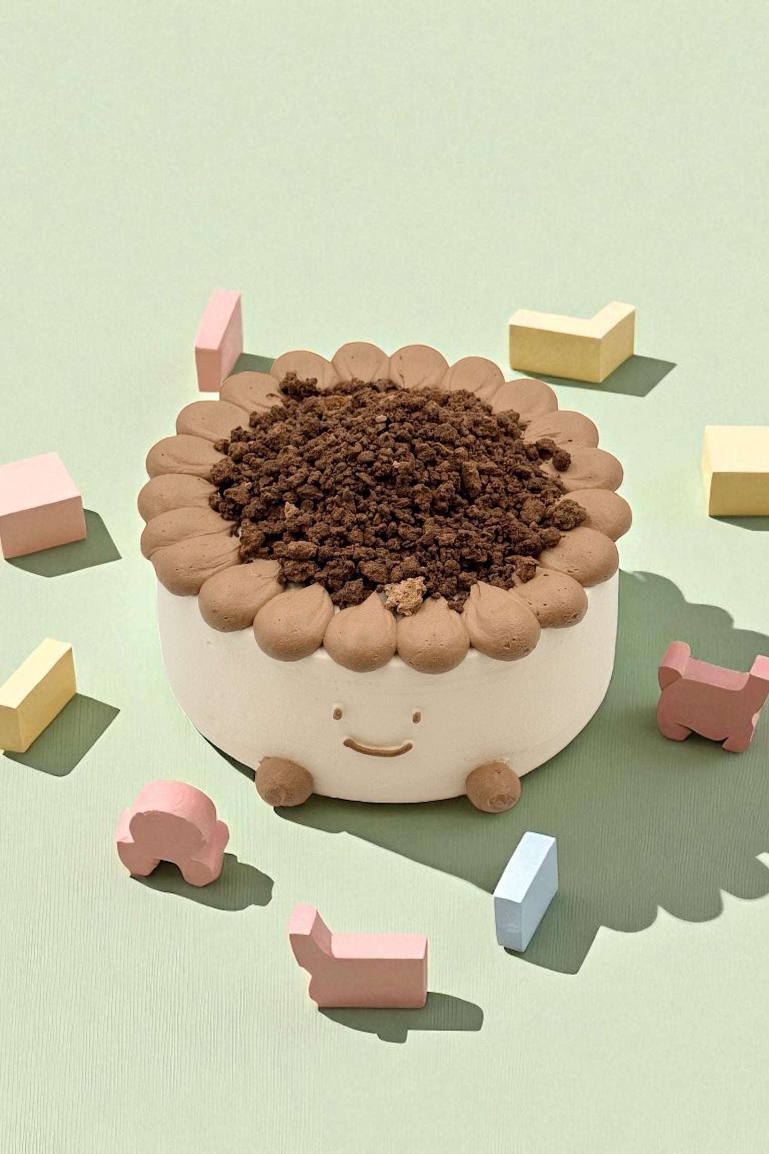 6 inch, 8 inch & 10 inch baby face cakes 아기 얼굴케이크 – Gentle Sloth Cake