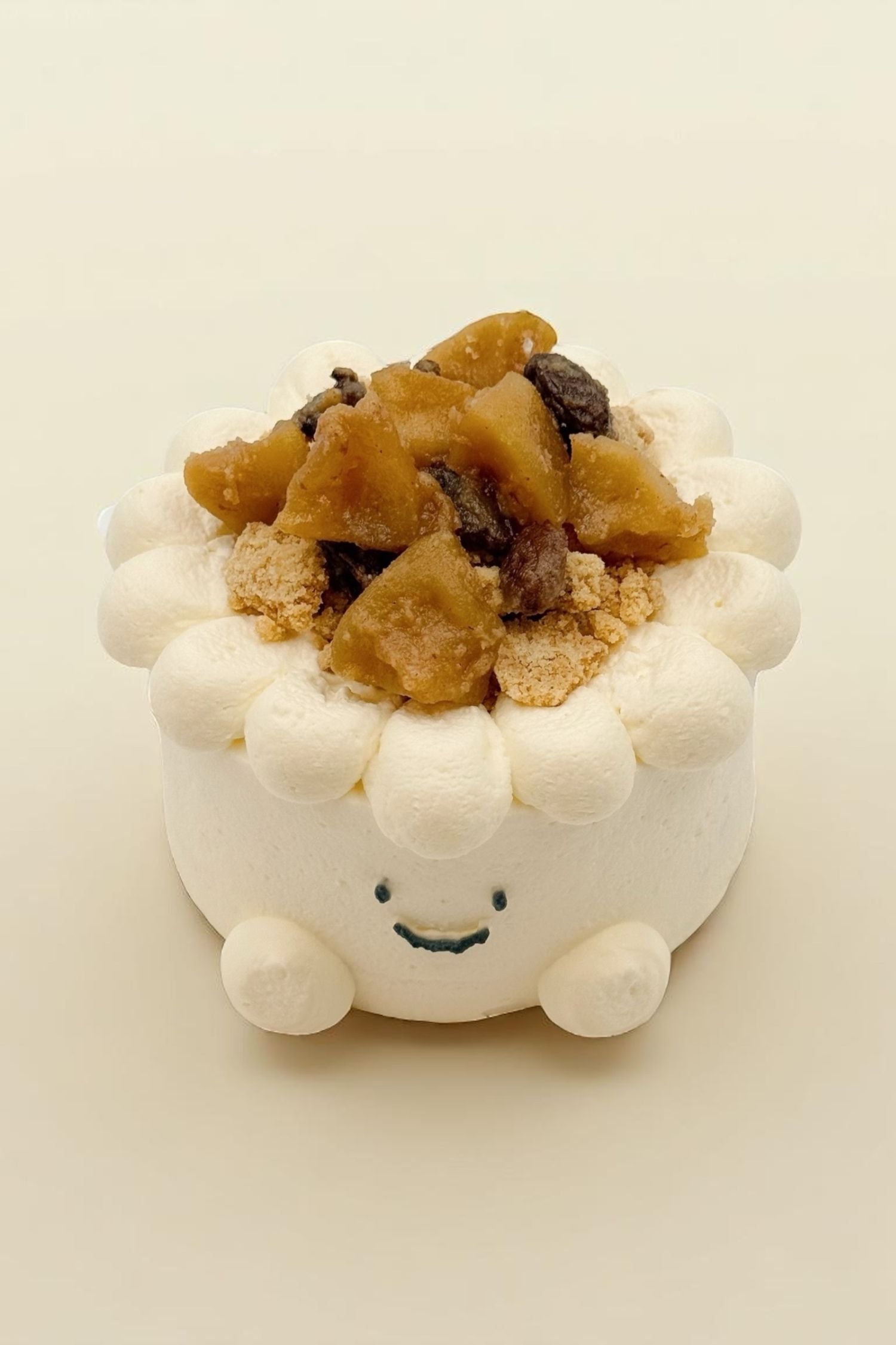Apple Crumble Baby Face 4 inch 애플크럼블아기 얼굴 – Gentle Sloth Cake